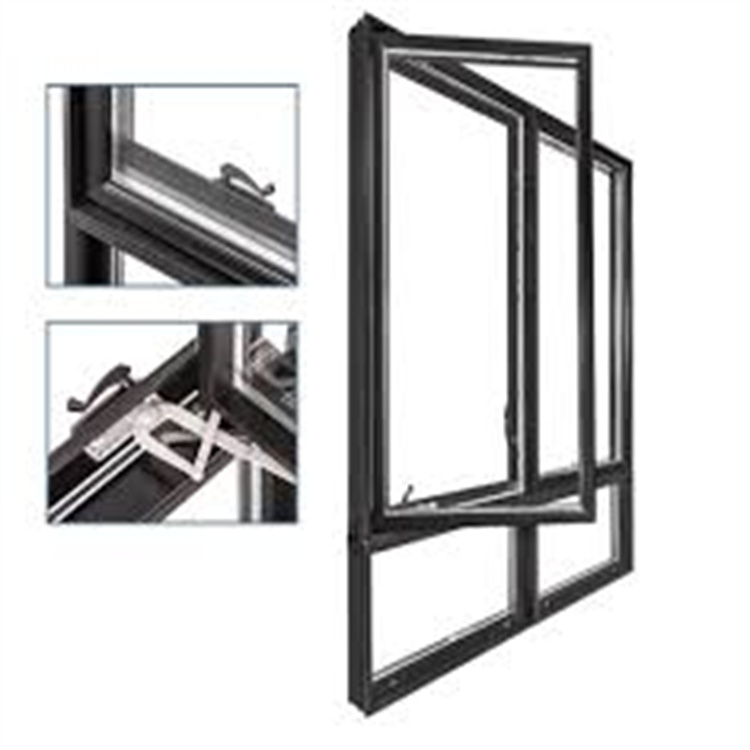 Best JL Double glazed Aluminum out-swing windows slim frame windows ...