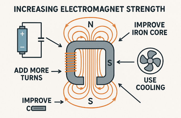 Make your electromagnet more powerful with practical guides and exper ...