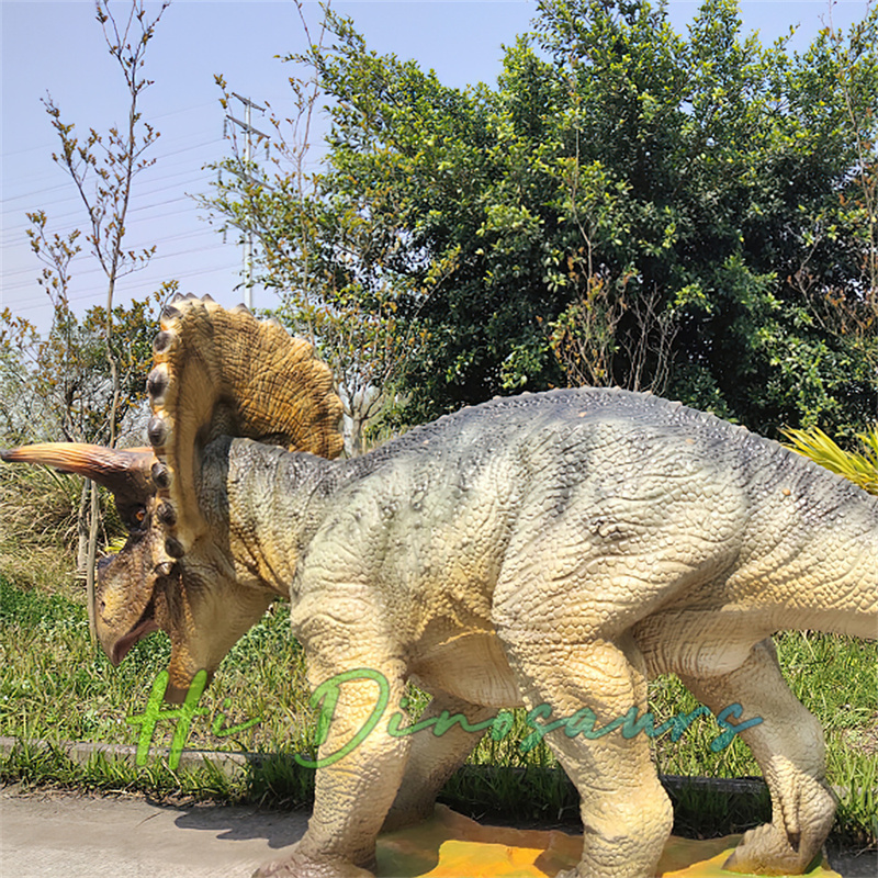 Realistic Animatronic Triceratops Dinosaur Statue - Jurassic Dinosaur ...