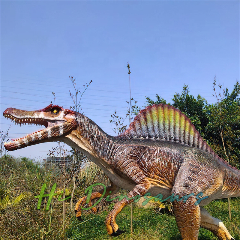 Real Size Robotic Simulation Mechanical Spinosaurus Large Dinosaur Mod ...