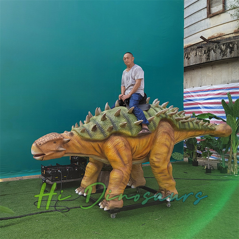 Kids Ride-On Dinosaur Entertainment Ankylosaurus Model for Sale ...
