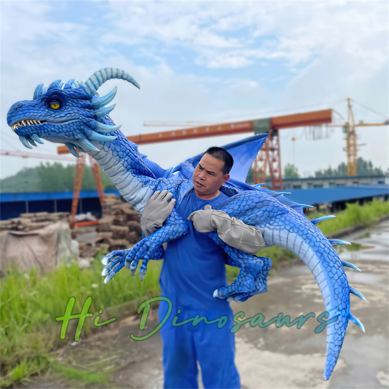 Stunning Blue Dragon Puppet for Unforgettable Events | Hidinosaurs