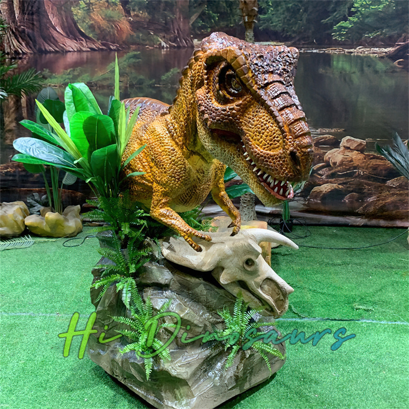 Exquisite T-Rex Head Electronic Simulation Model | Hidinosaurs