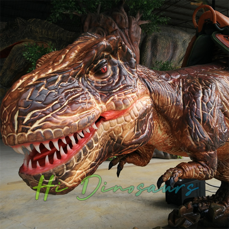 Stationary T-Rex Kiddie Ride for Parks | Hidinosaurs
