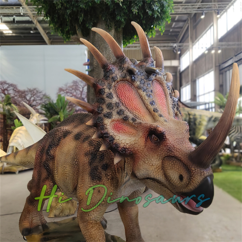 Amusement Park High-Realism Animatronic Styracosaurus Model | Hidinosaurs
