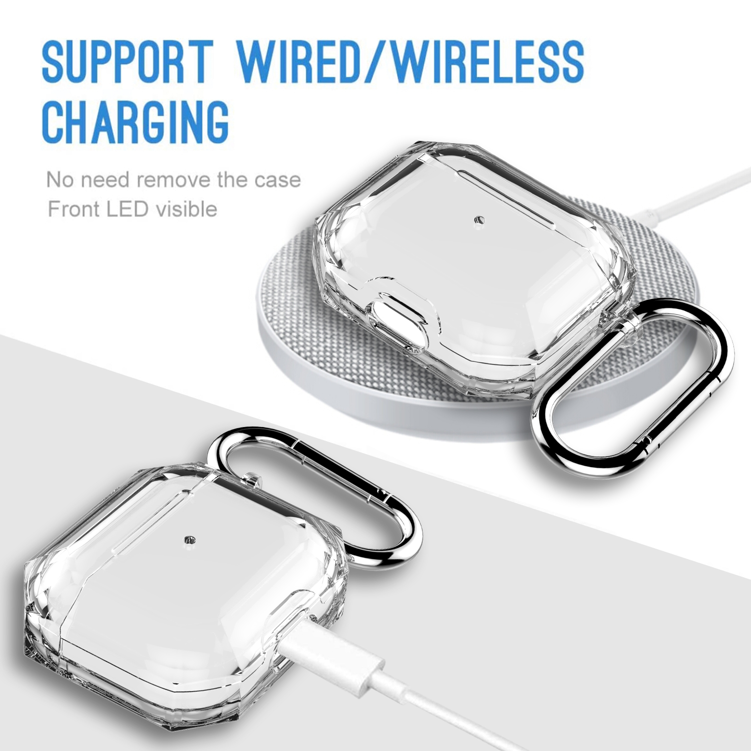 Soonleader Transparent TPU AirPods 3 Case – Premium Protection & Custo