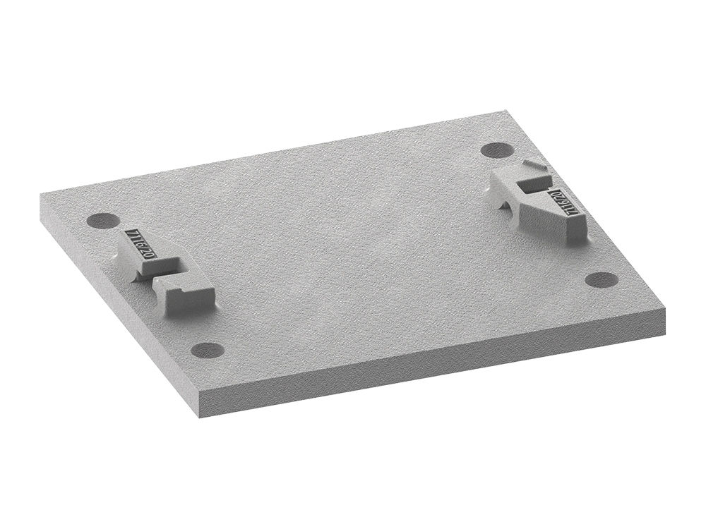 Custom Steel sole plate | rail baseplate | base plate | steel backing ...