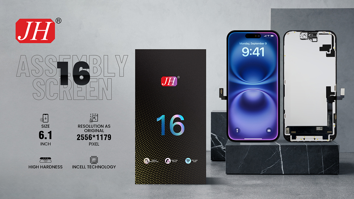 JH Iphone 16 FHD incell LCD Screen Replacement