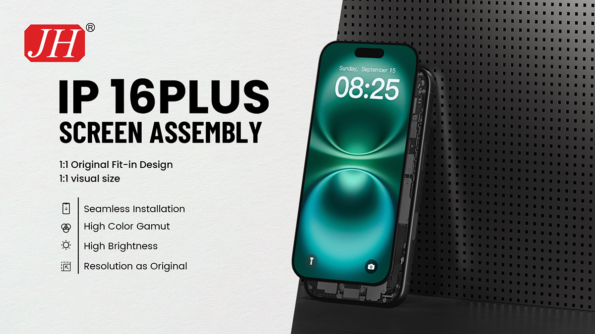 JH Iphone 16 Plus FHD incell LCD Screen Replacement