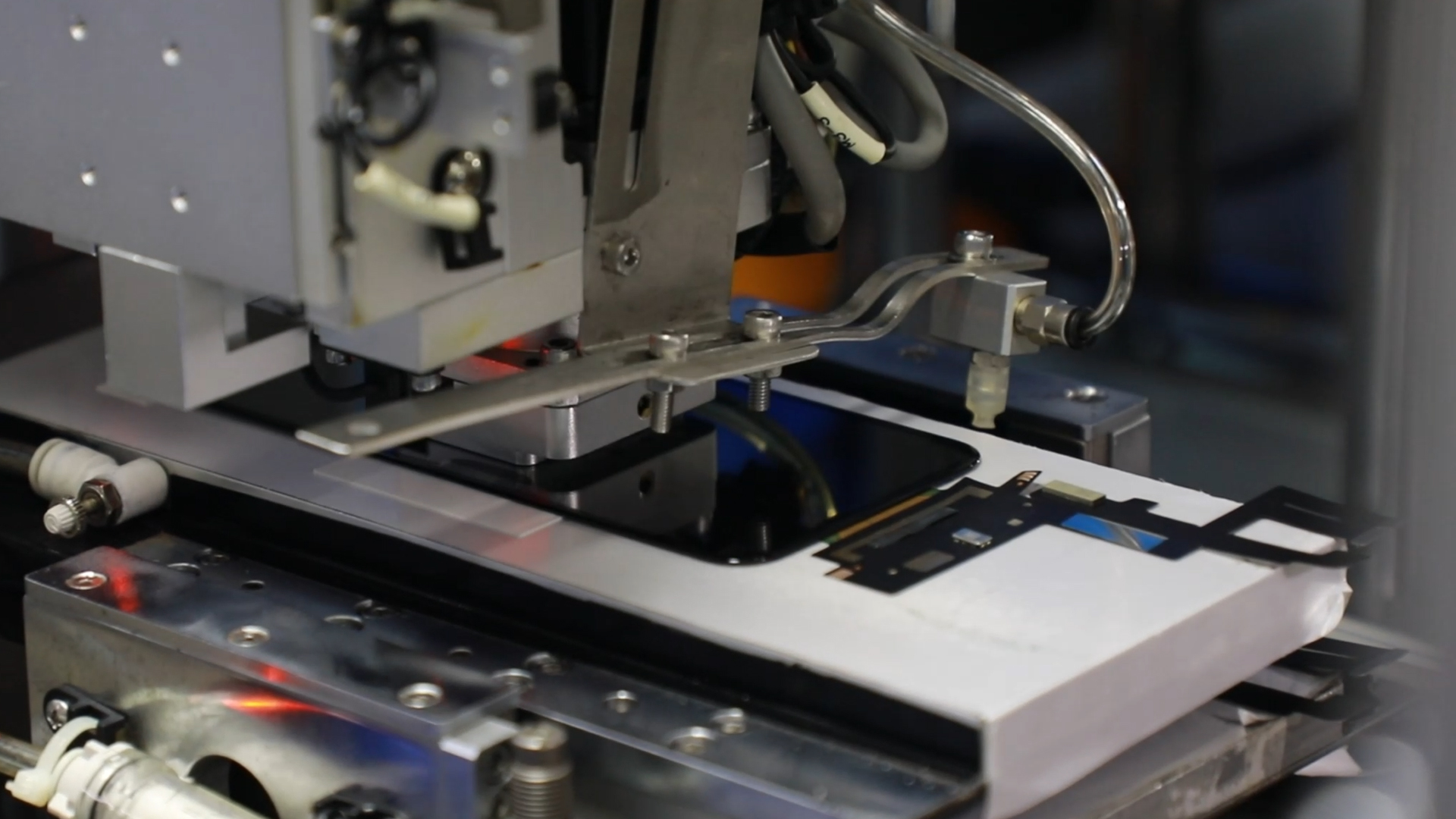 Automated production process with added testing procedures