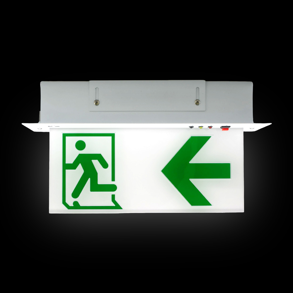 China 390 Recess Mounted Emergency Exit Sign Manufacturer, Factory | Kaili