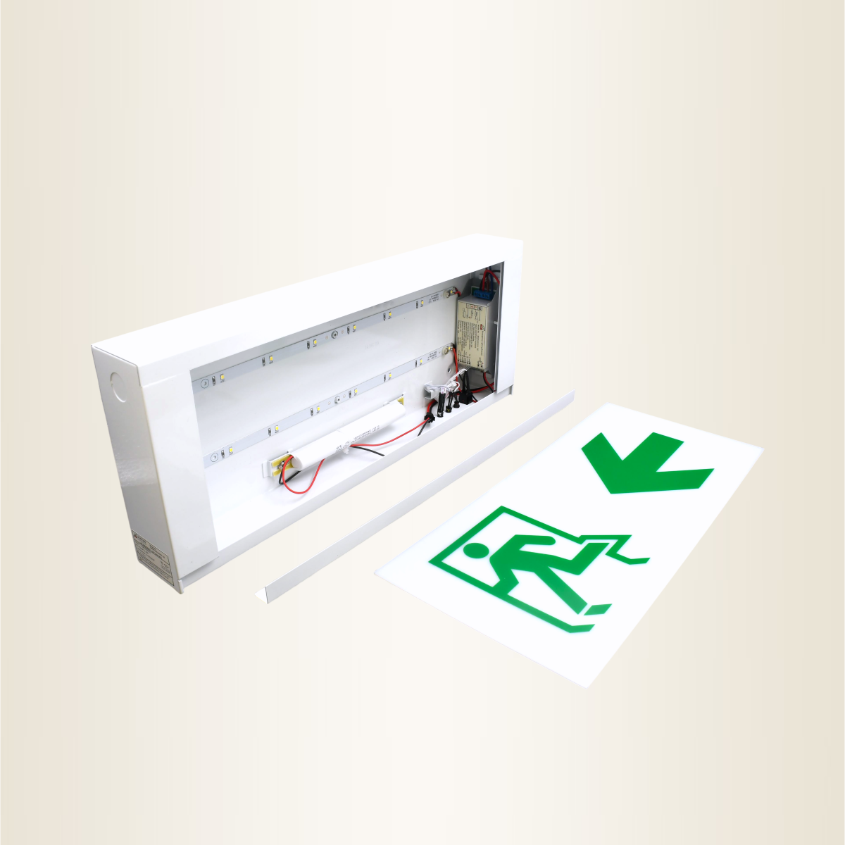 China 450 Emergency LED Exit Sign Box Manufacturer, Factory | Kaili