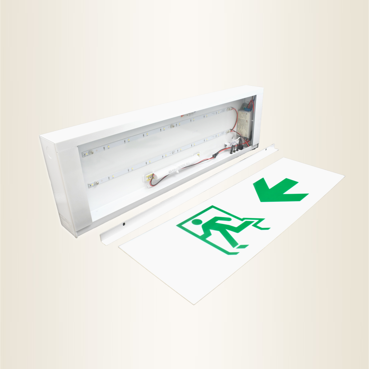 China 600 Emergency LED Exit Sign Box Manufacturer, Factory | Kaili