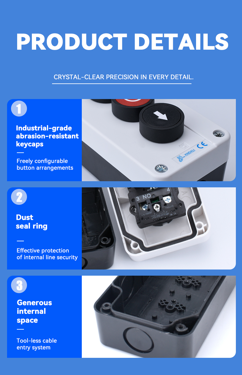 Custom Industrial Push Button Control Box Supplier Custom Lift ...