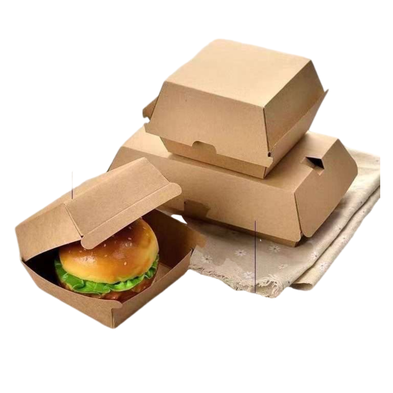 Custom Kraft Paper Burger Box Factory, Supplier | ZCP