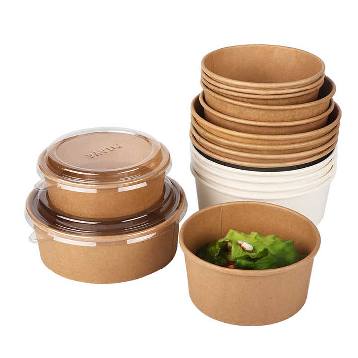 Custom Premium Coated Kraft Paper Food Containers Lunch box Factory ...