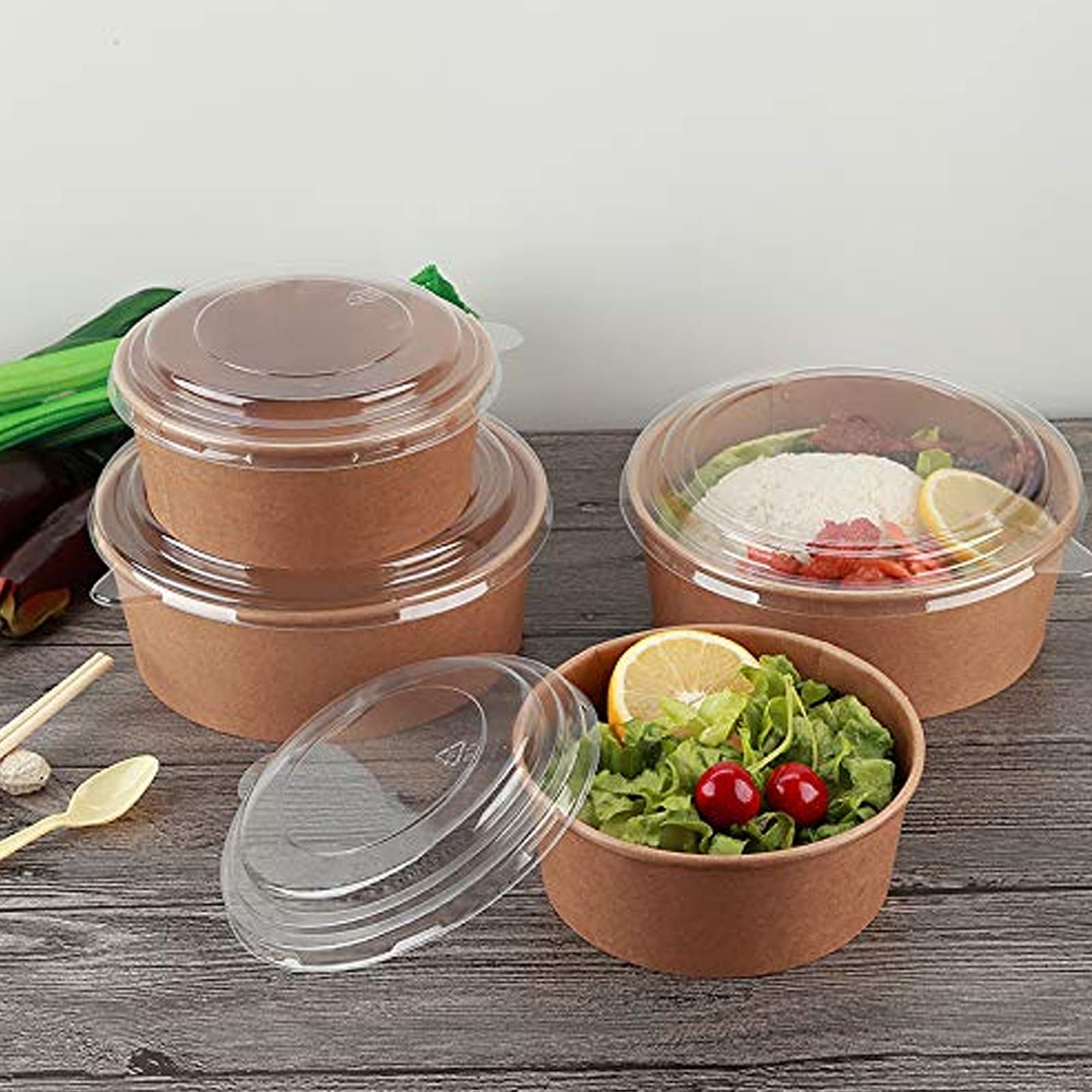 Custom Premium Coated Kraft Paper Food Containers Lunch box Factory ...