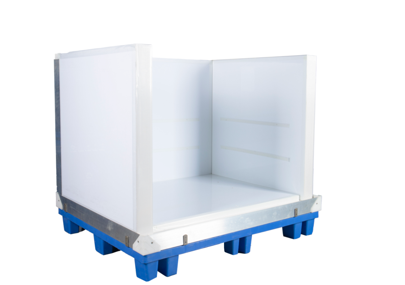 Custom TU series reusable passive temperature controlled pallet shipper ...