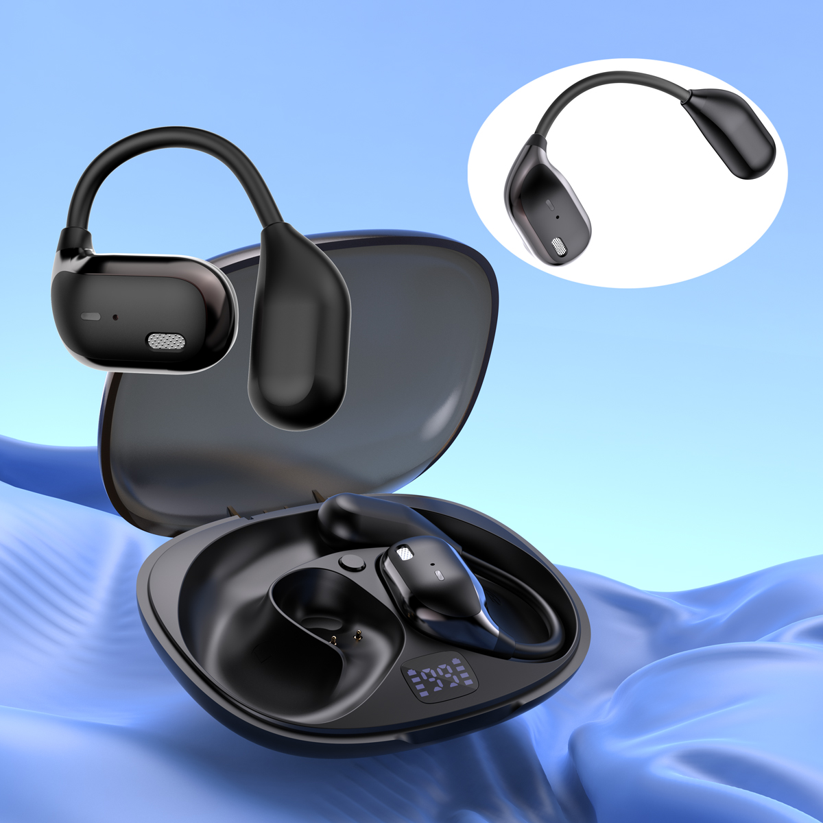 Custom New Sport Adjustable Ear-hook Wireless Earbuds Supplier, Factory ...