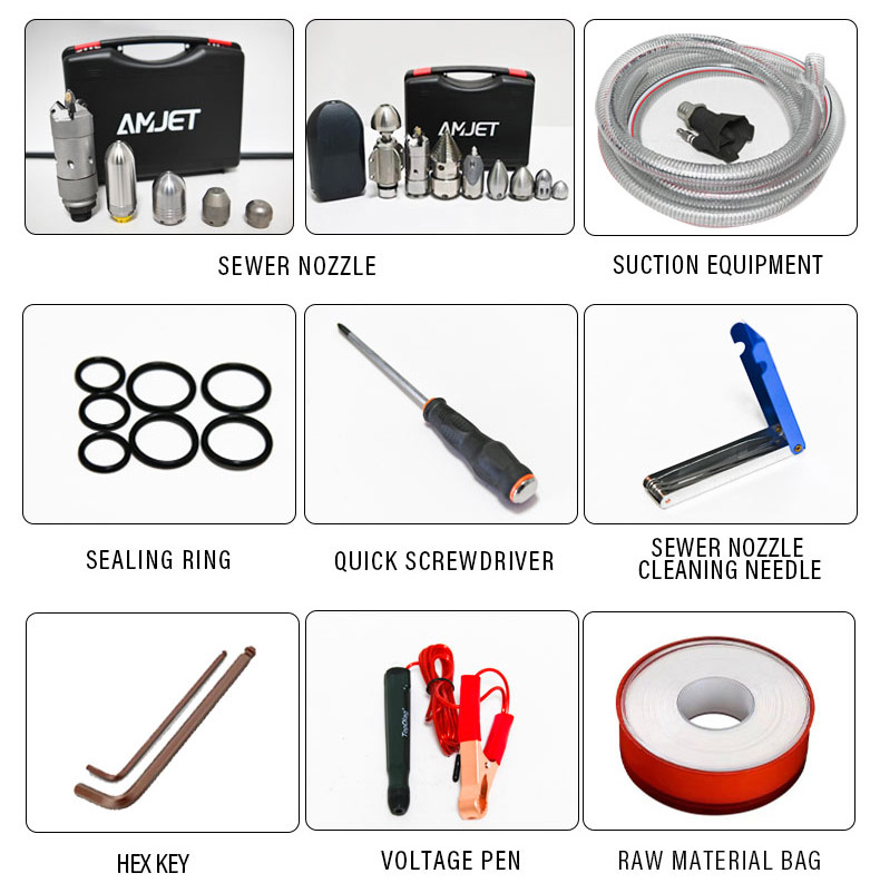 High Quality BS15128 Commercial Pipe Cleaning Machine | Amjet Sewer Machine Supplier, Exporter ...