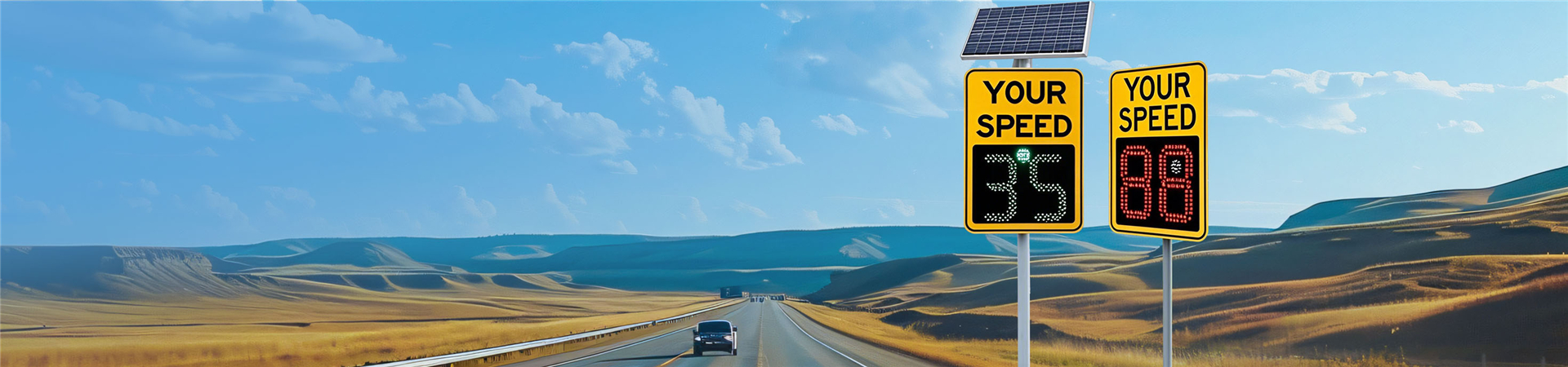 Best Smile/Sad Face Radar Speed Sign Solar LED Radar Speed Measurement ...