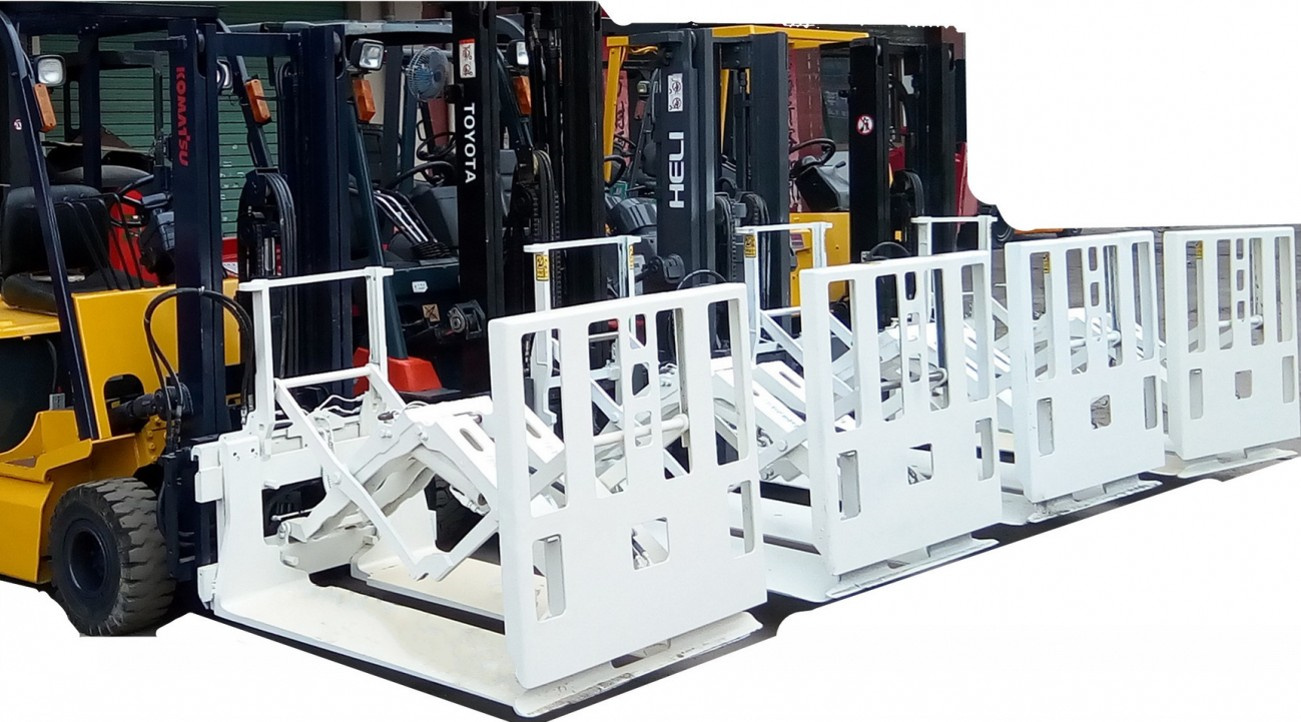 Custom Forklift Attachment Push Pull Device for Slip Sheets ...