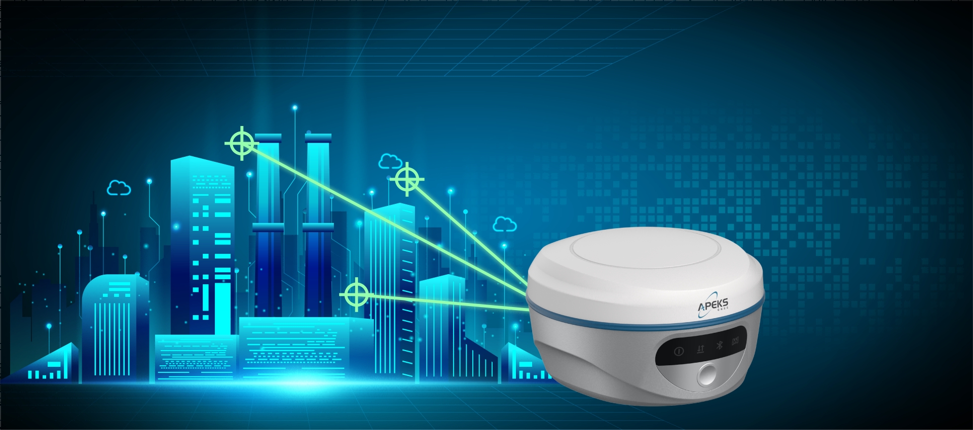 Wholesale AP30 Laser Dual-cameras RTK GNSS Receiver | APEKS Factory ...