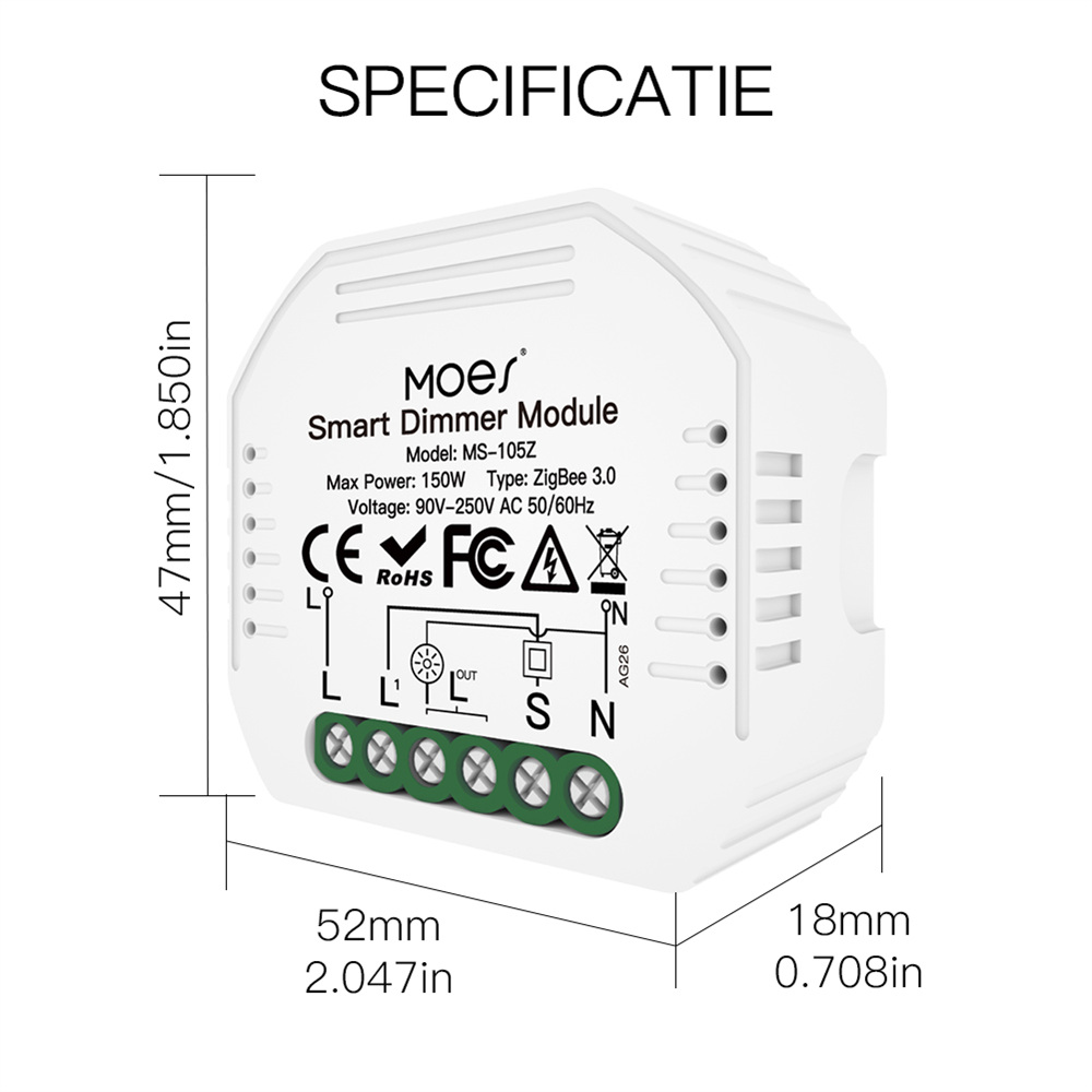 China Moes Tuya ZigBee 3.0 Smart Dimmer Switch Relay Module Manufacturer, Factory | NOVA