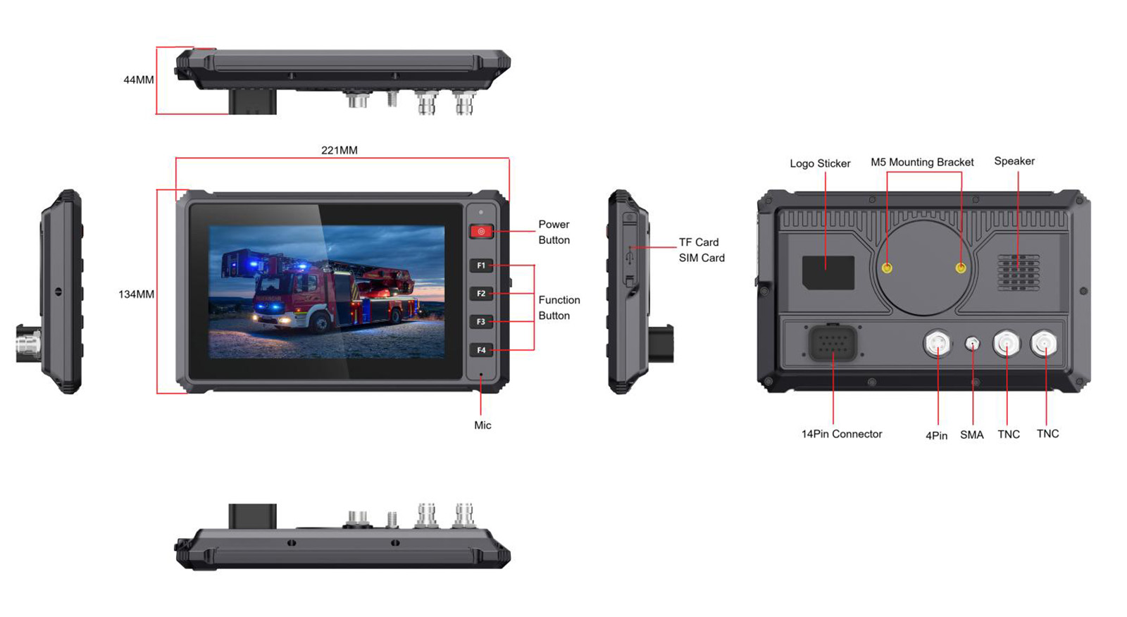 High Quality Vehicle Tablet T7 for Agriculture Manufacturer, Factory | PDS