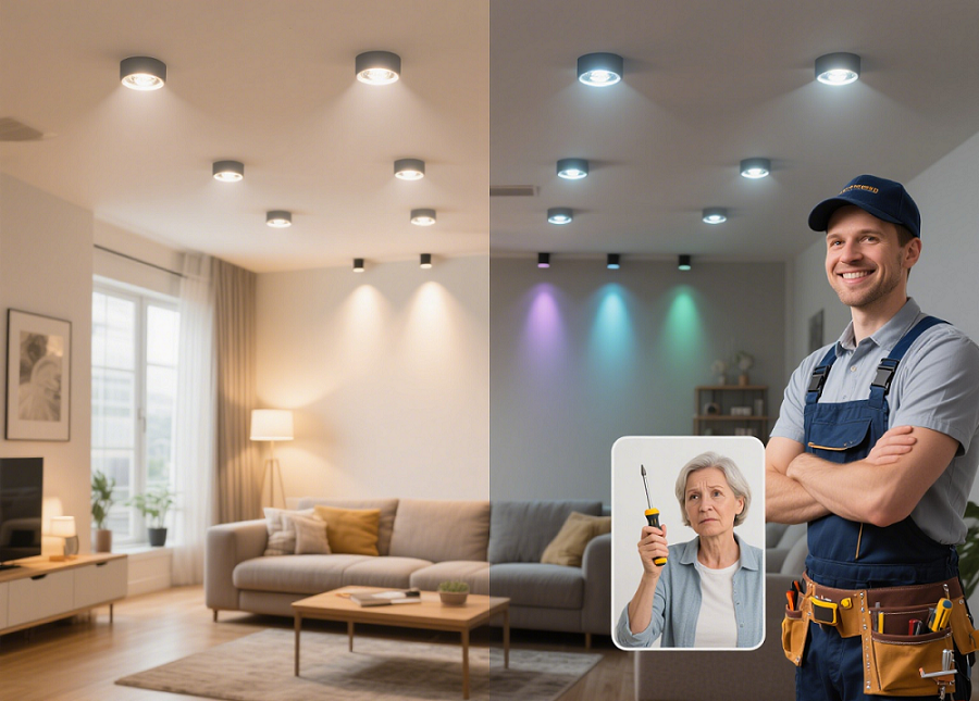 Do you need an electrician to replace LED downlights? - FEITL