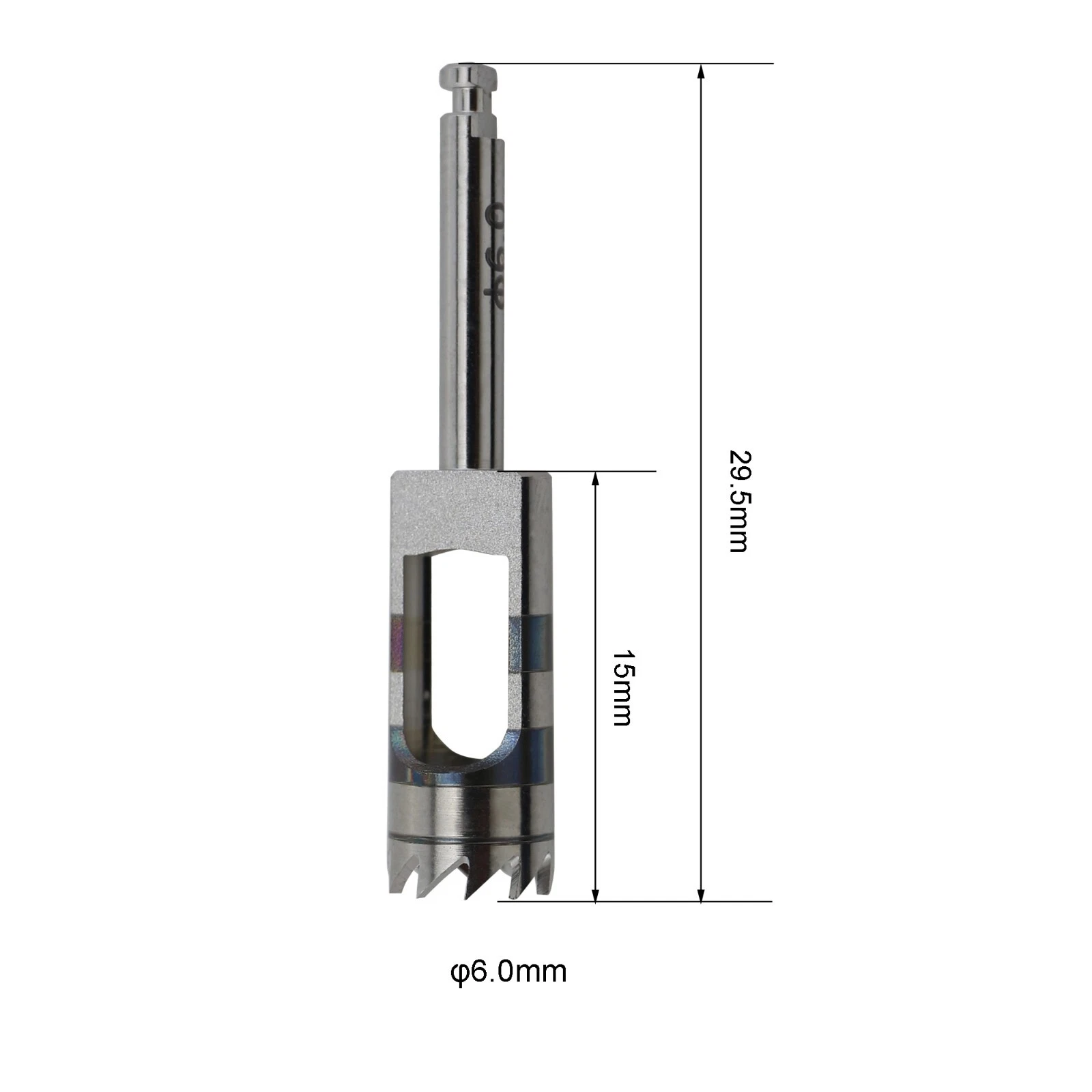 ODM Dental Trephine Drills Kit Bone Graft Fractured Fixture Removal Bur ...