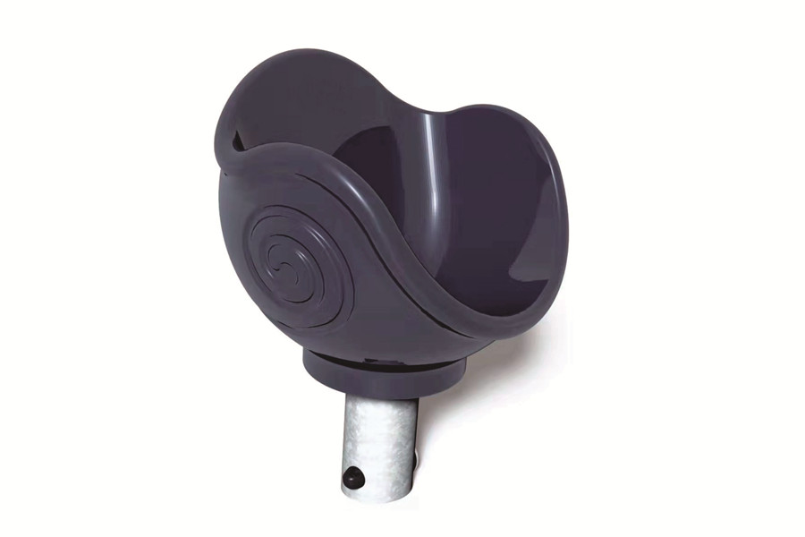 Lldpe Plastic One Seat Shell Merry Go Round Kids Outdoor Playground ...