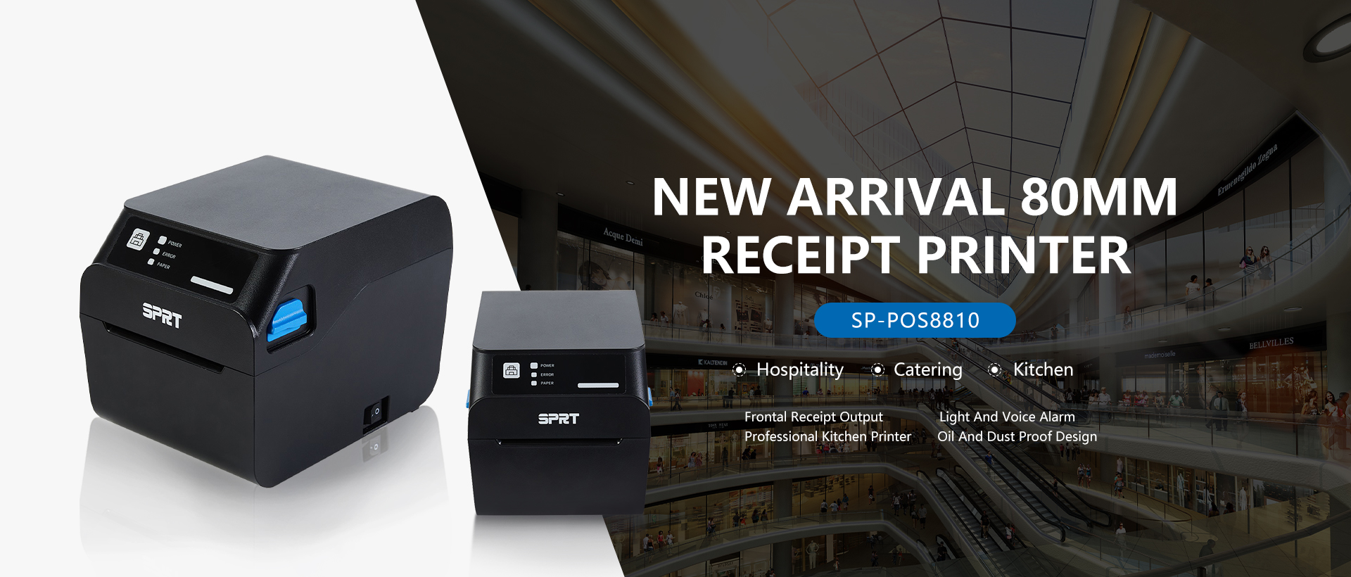 Thermal Printer, Thermal Receipt Printer, Mini Thermal Printer - SPRT